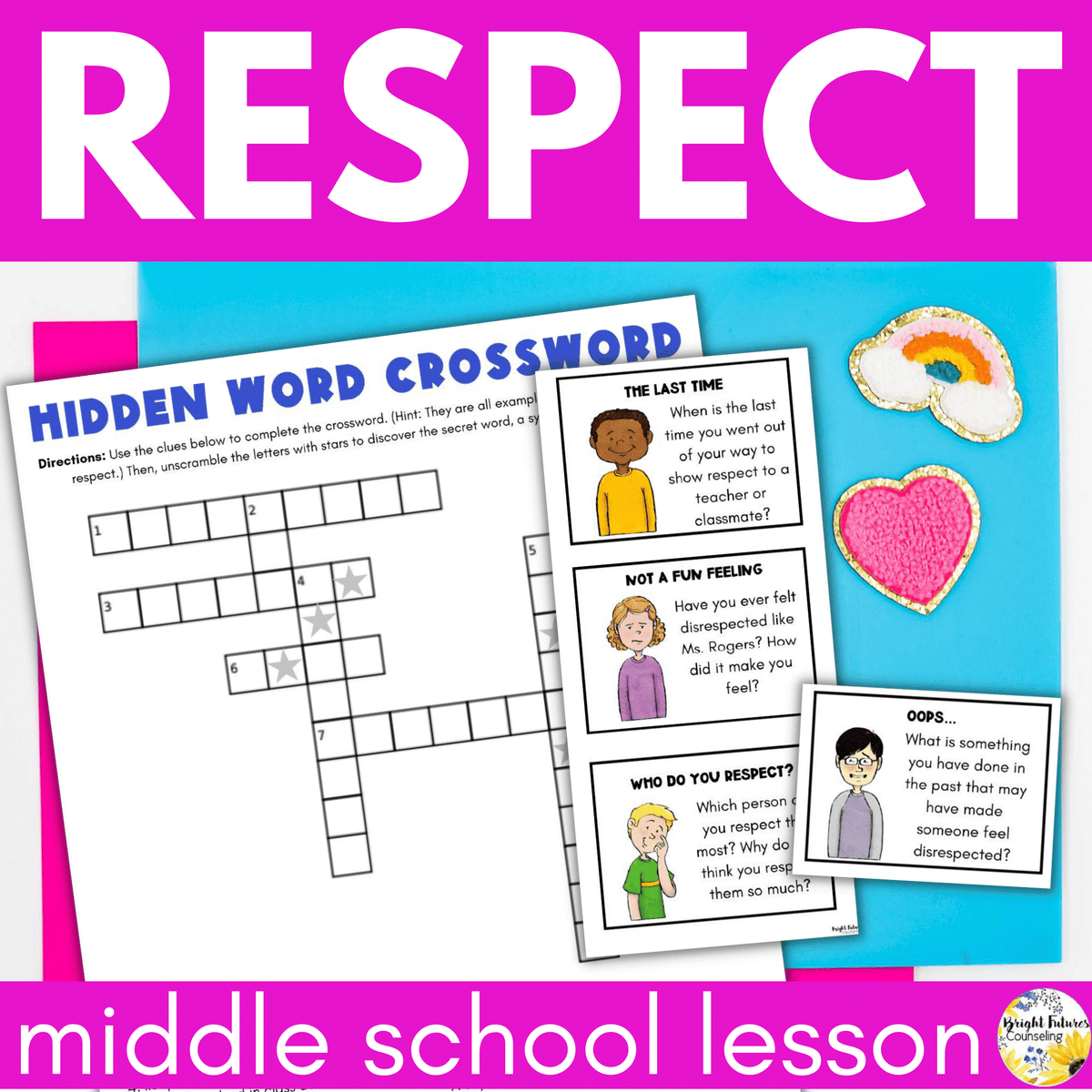 Respect Lesson for Middle School Social Emotional Learning and School