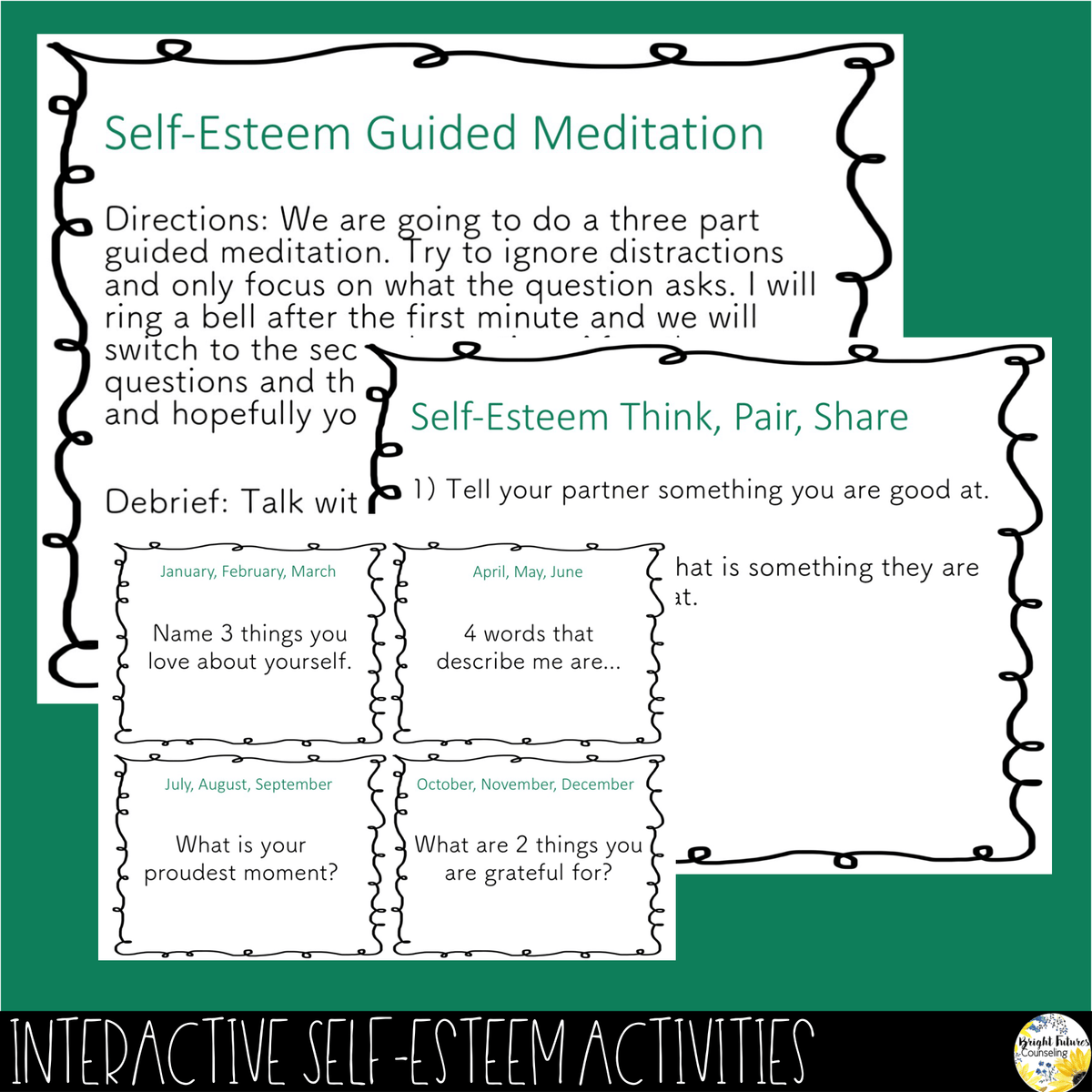SELF-ESTEEM Guidance Lesson, Activity, and Video with Digital Version
