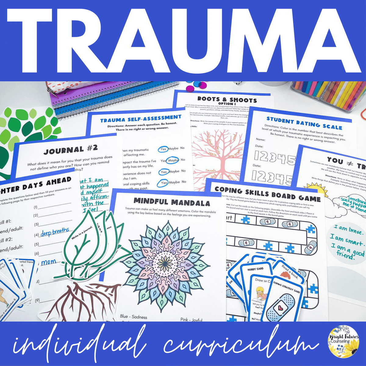 Trauma Individual Counseling Curriculum + Data Tracking Tools